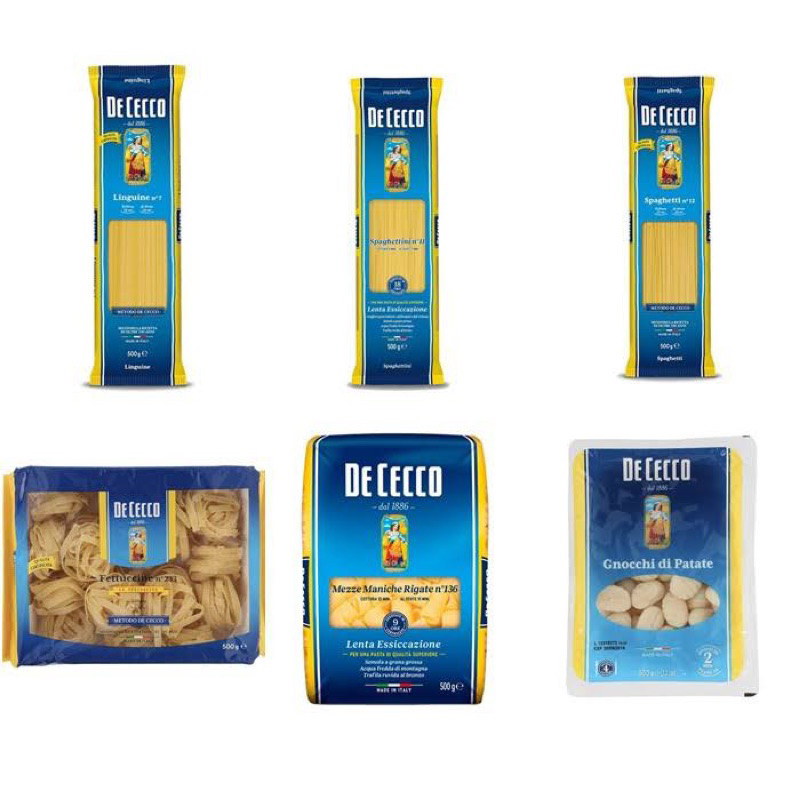 De cecco spaghetti / capellini /linguine /fusilli/penne/riso ...
