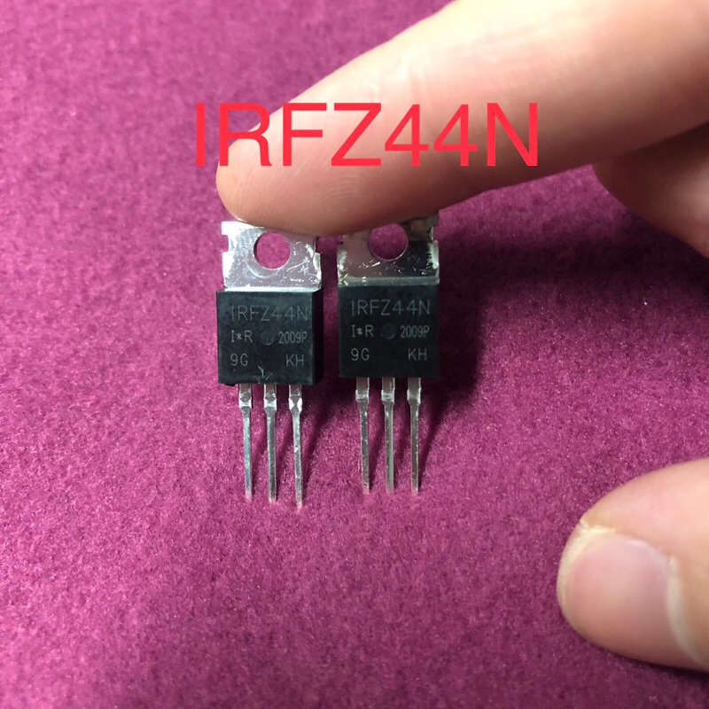 (1ตัว) IRFZ44N Power MOSFET TO-220 มอสเฟต 3 ขา N-Channel MOSFET Transistor IRFZ44 (สินค้าในไทย ...