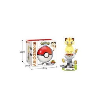 [Keeppley] Pokemon Building Block - Pokeball Collection - พิคาชู, อีวุย ...