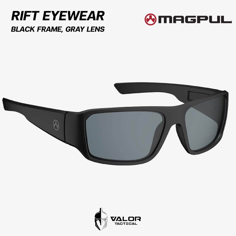 Magpul - Rift Eyewear - Black Frame, Gray Lens แว่นตากันแดด ป้องกัน ...