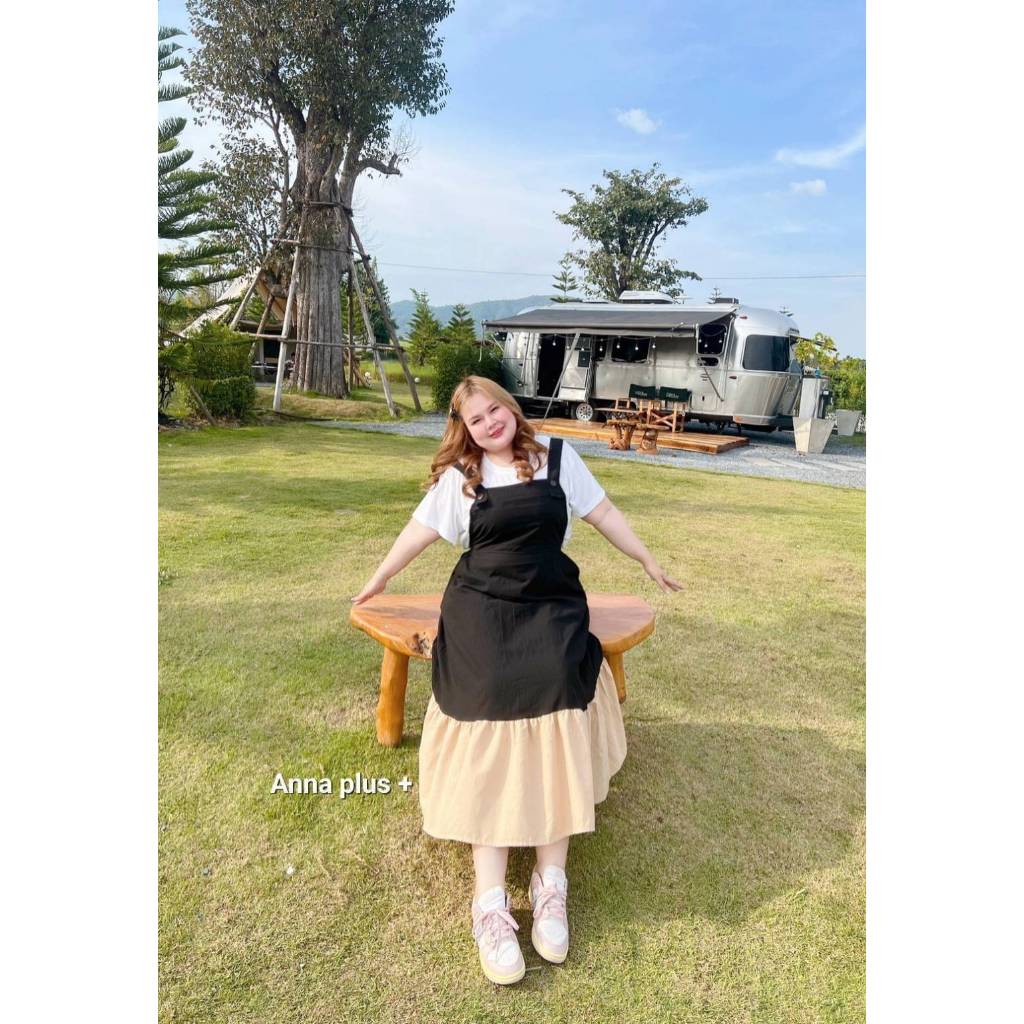 🔥Plussize🔥เอี๊ยมคนอ้วน🔥อก 44-52 เอว 38-44 | Shopee Thailand