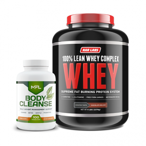 NAR LABS™ LEANWHEY 5 LBS +(NEW) MFL BODYCLEANSE 100 CAPS | Shopee Thailand