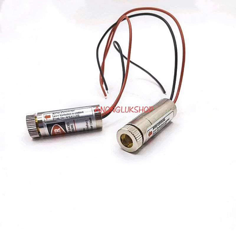 เลเซอร์ 5V LASER 5VDC 5MW 650nm ปรับเลนส์ได้ dia.12 x35มิล มีแบบ เส้น ...