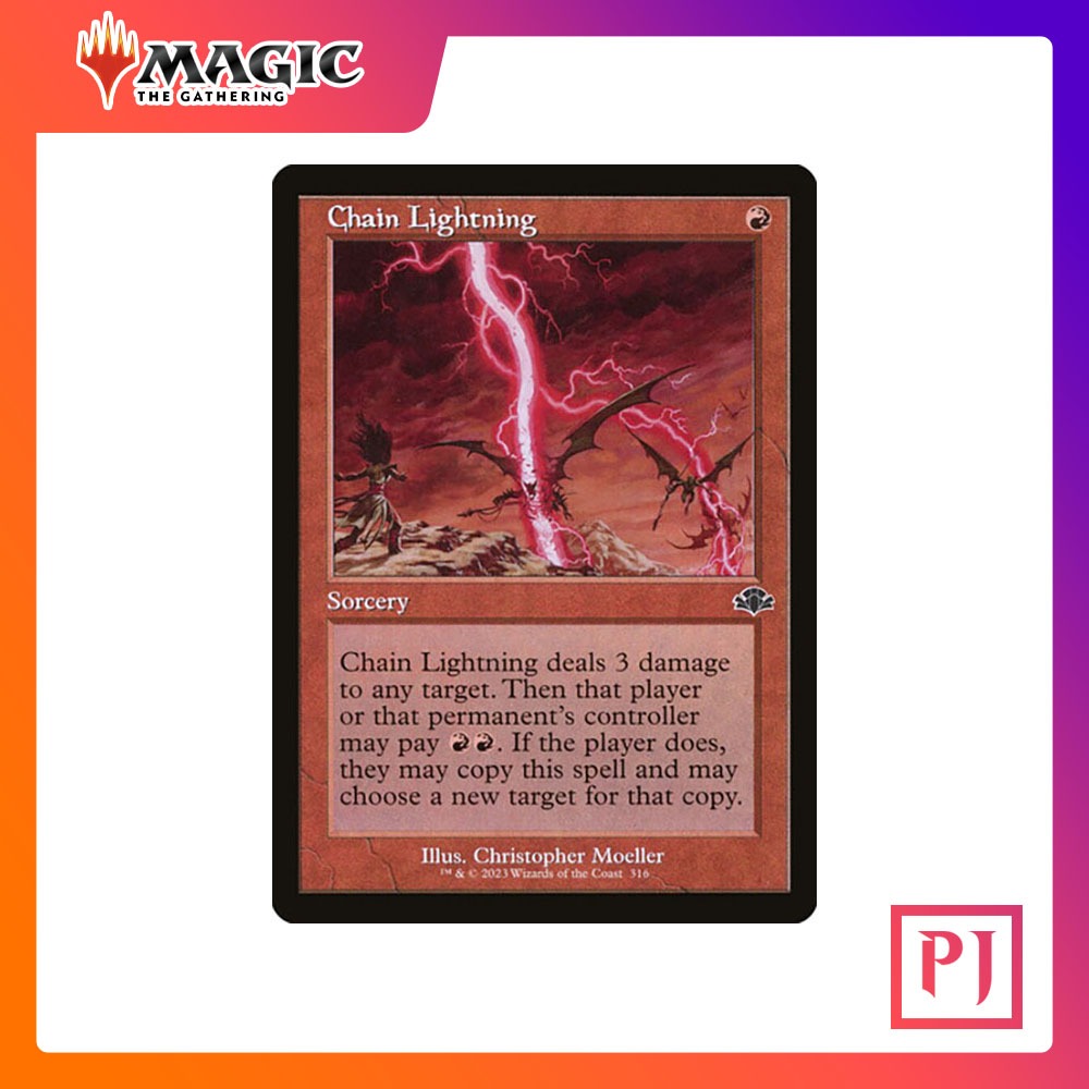[MTG] Chain Lightning (Retro Frame) [DMR] [RED] [COMMON] [NORMAL] [ENG ...