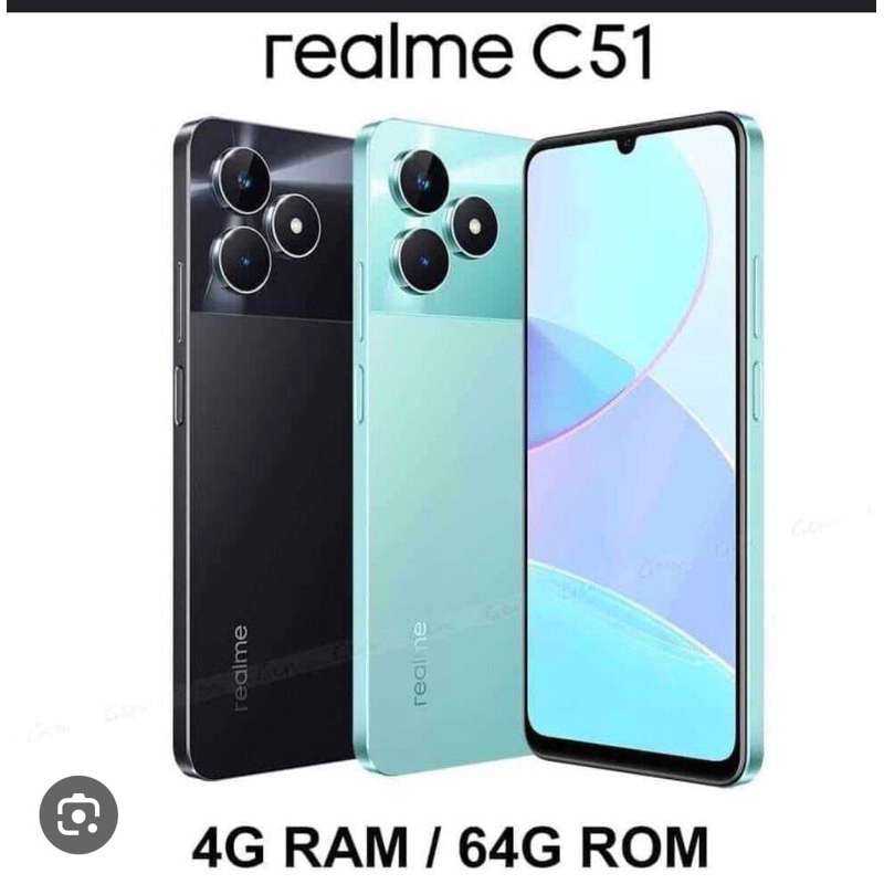 Realme C51 (Ram 4GB/Rom 64GB)รับประกันศูนย์ 1 ปี | Shopee Thailand