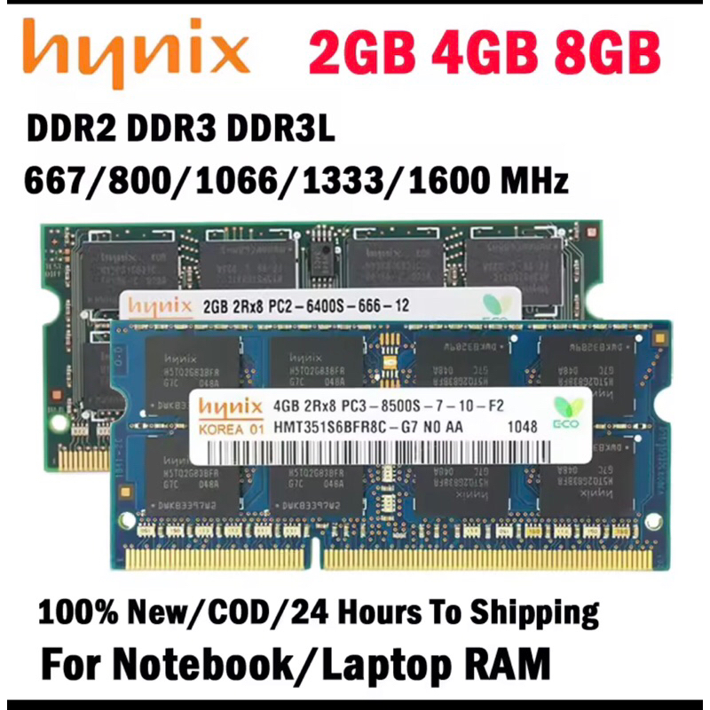 Ram DDR2 DDR3 คละรุ่น DDR3/1333MHz DDR2/800MHz SODIMM 204pin หน่วยความจำสำหรับโน๊ตบุ๊ค | Shopee ...