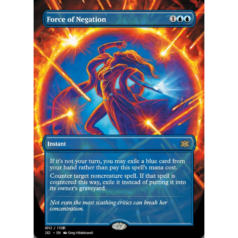 MTG (2XM) Force of Negation (Borderless) (R) | Shopee Thailand