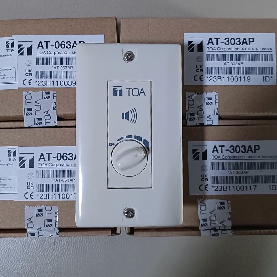 วอลลุ่ม TOA AT-063AP วอลลุ่มปรับระดับเสียง 6 วัตต์ Attenuator 6 watt, 5 step | Shopee Thailand
