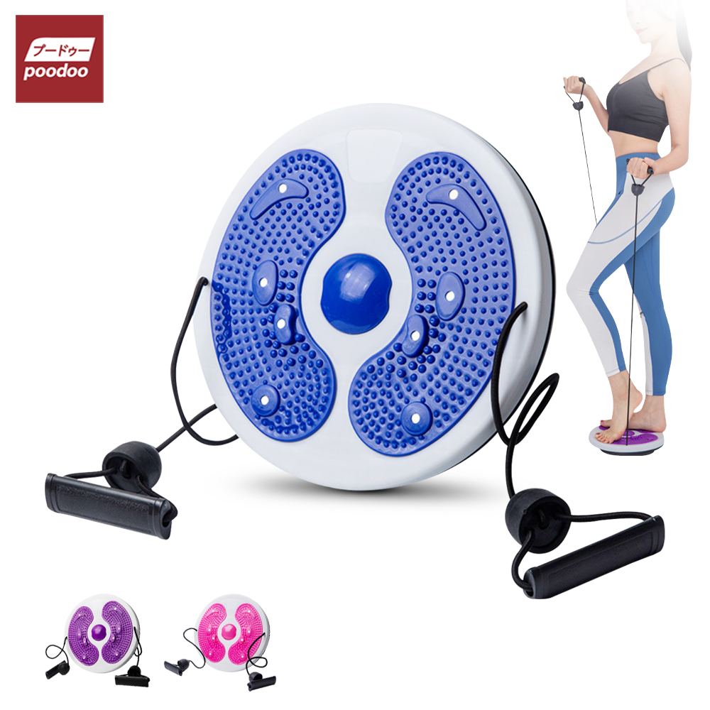 poodoo จานหมุนเอว จานทวิตส์พร้อมเชือก ที่หมุนลดเอว กระชับเอว ต้นขา ต้น ...