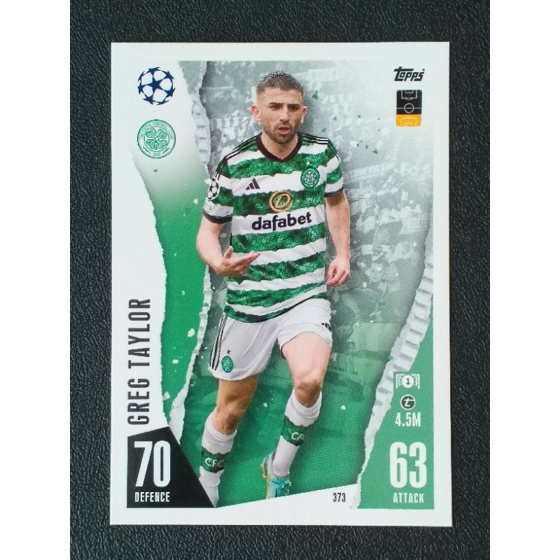 การ์ดฟุตบอล ทีมกลาสโกลว์ เซลติก CELTIC FC MATCH ATTAX 2023/24 UEFA ...
