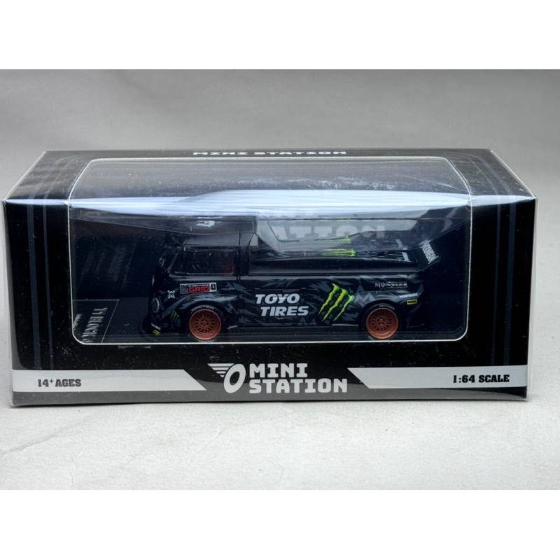 Volkswagen T1 Block 43 Monster Scale 1:64 ยี่ห้อ Mini Station | Shopee ...