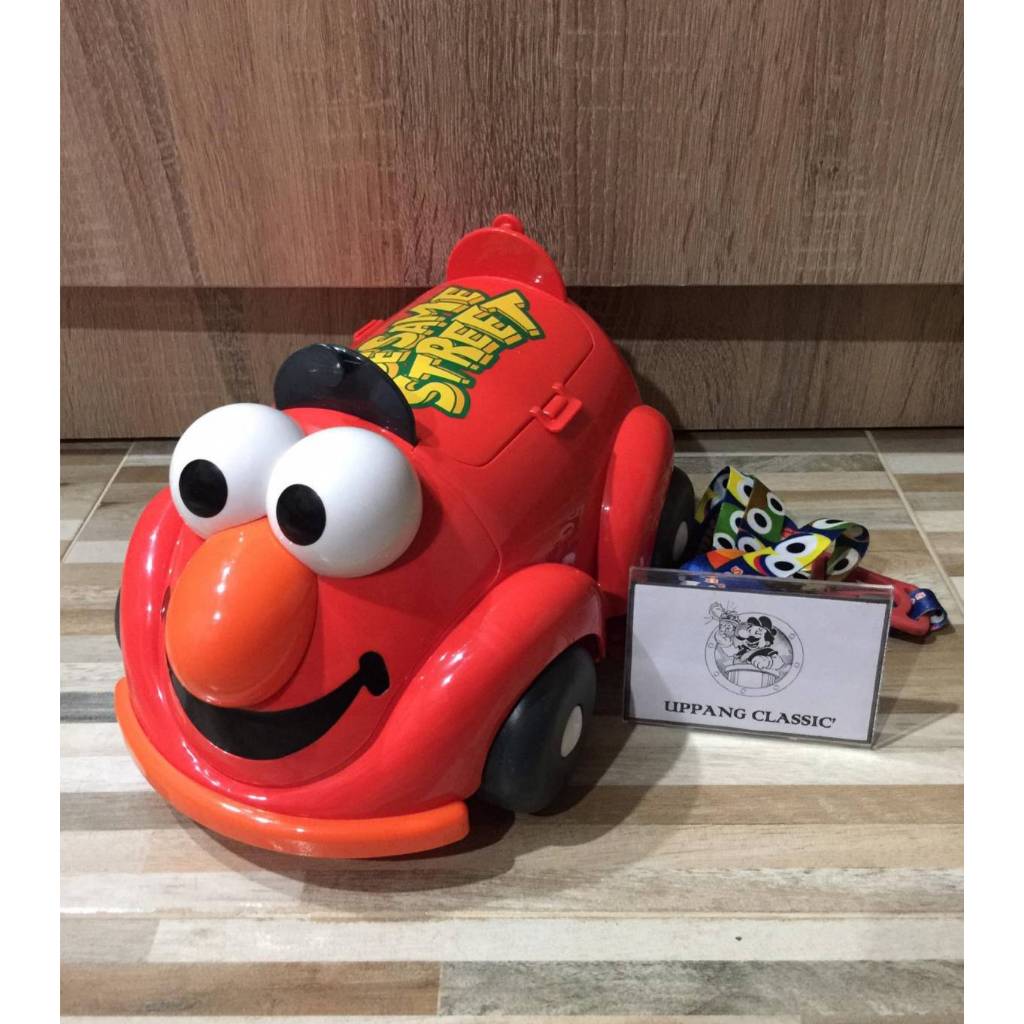 Sesame street Bucket Figure Popcorn Elmo USJ Limited Universal Studios ...