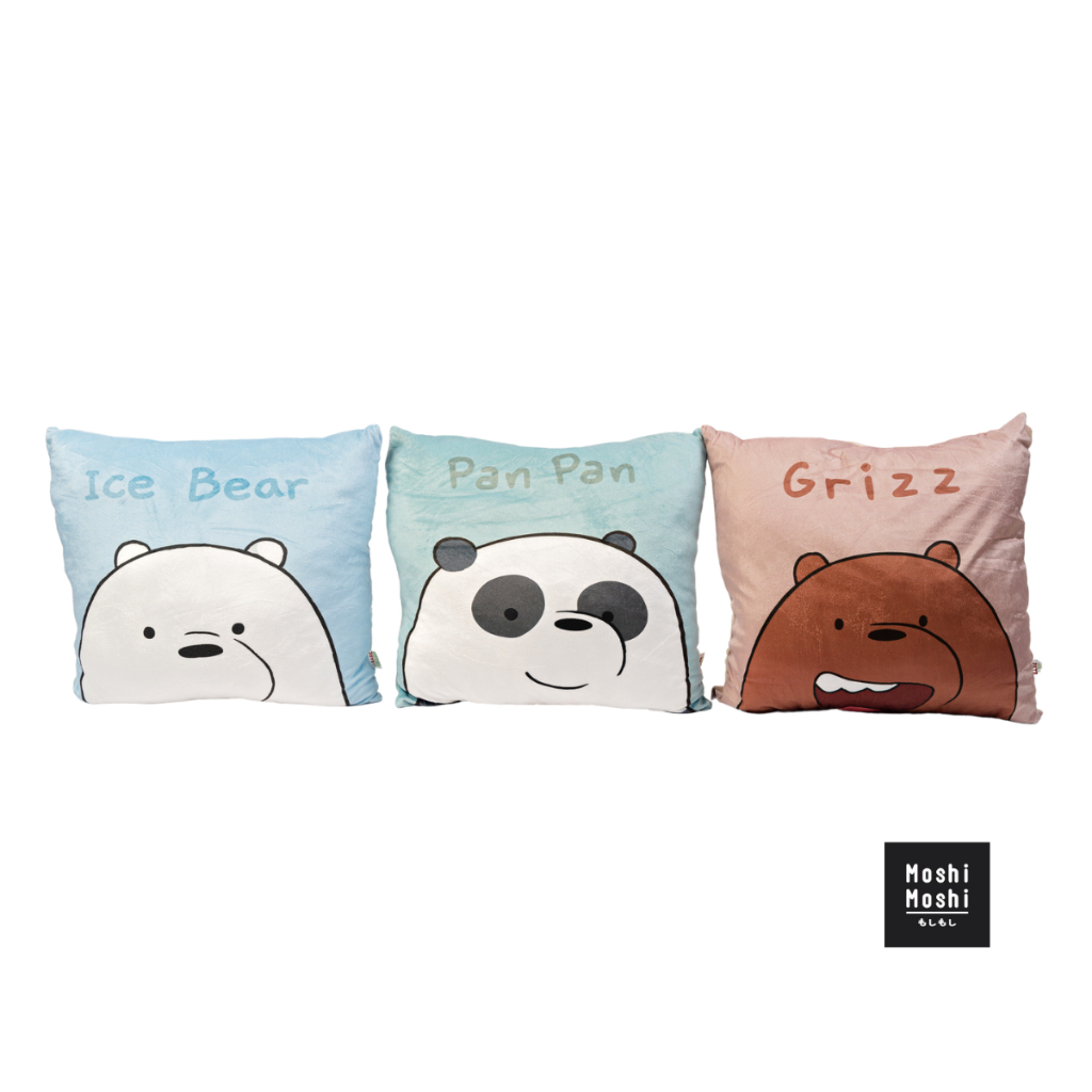 Moshi Moshi หมอนเหลี่ยม We Bare Bears หมอนหนุน ลิขสิทธิ์แท้ รุ่น ...