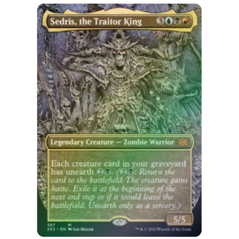 MTG (2X2) Sedris, the Traitor King (Borderless) (Foil) (M) | Shopee ...