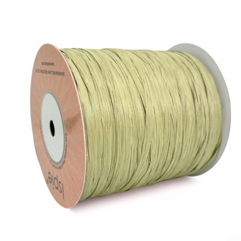 ISPIE Raffia Yarn ไหมราเฟียถักกระเป๋า ถักหมวก ขนาด 250m/160g Rayon Raffia | Shopee Thailand