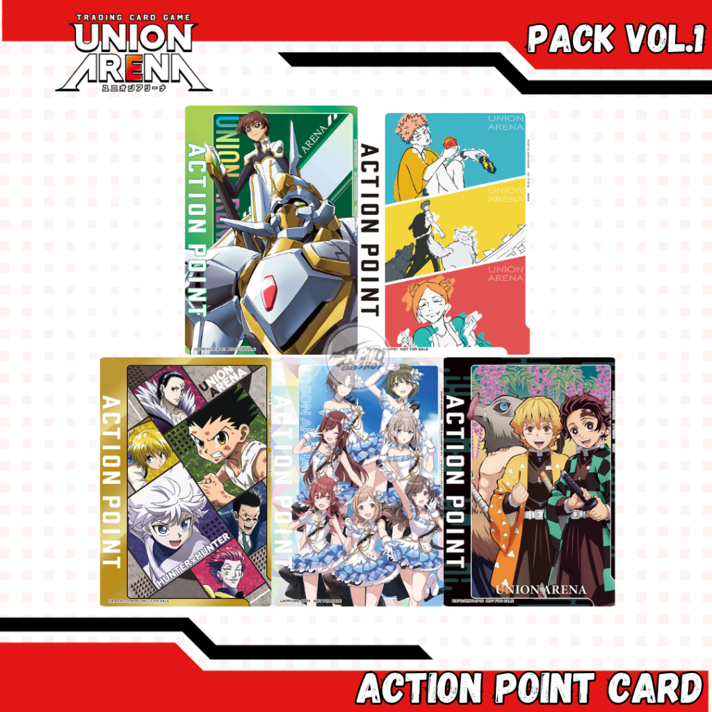 UNION ARENA ACTION POINT: CARD PACK VOL.1(ฟอย / ไม่ฟอย) | Shopee Thailand