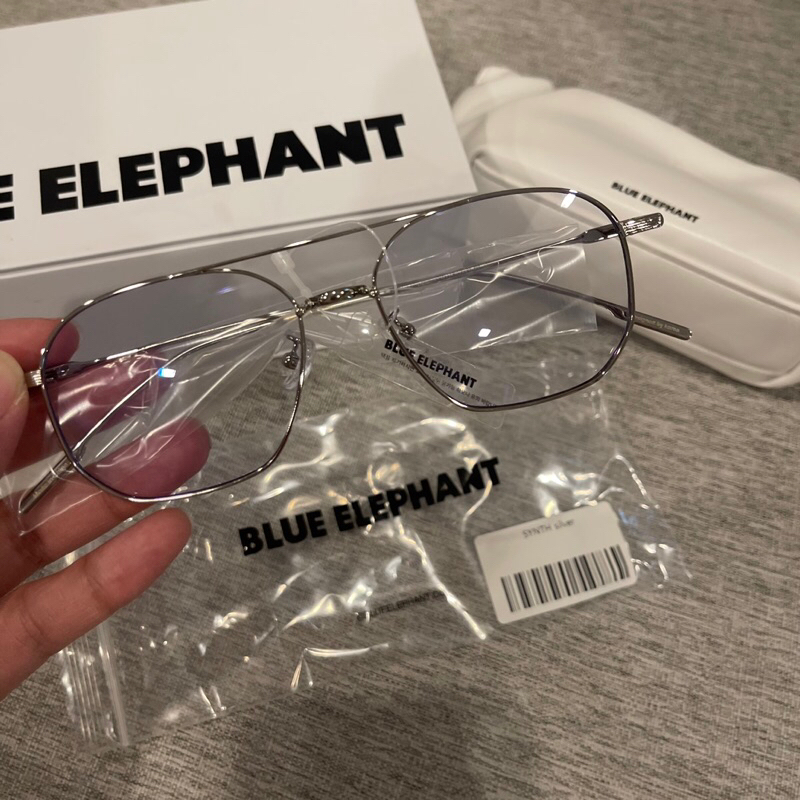พร้อมส่ง Blue elephant แว่นสายตา รุ่น synth silver | Shopee Thailand