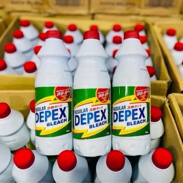 Depex น้ำยาซักผ้าขาวมาเลย์ของแท้ จำนวน4 ขวดขนาด 500ml | Shopee Thailand