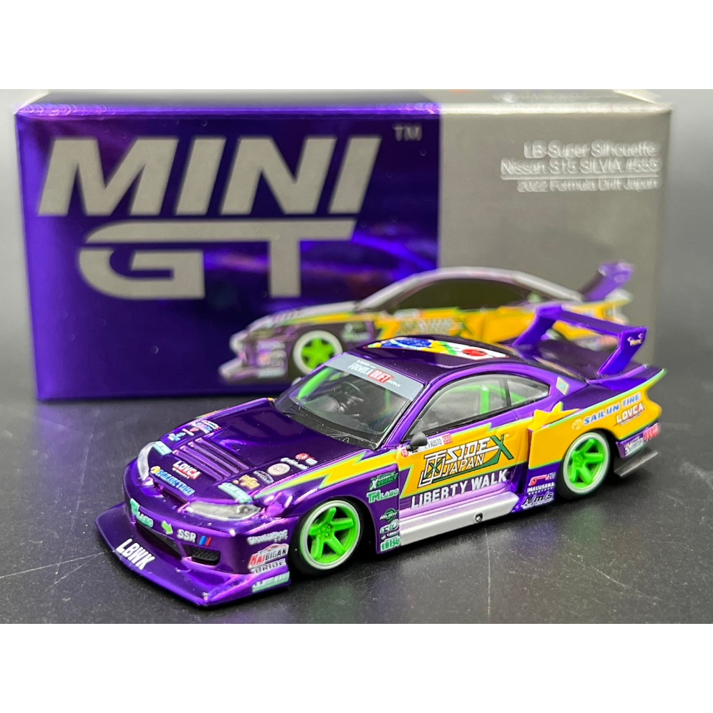 MINIGT Nissan S15 SILVIA LB-Super Silhouette #555 2022 Formula Drift ...
