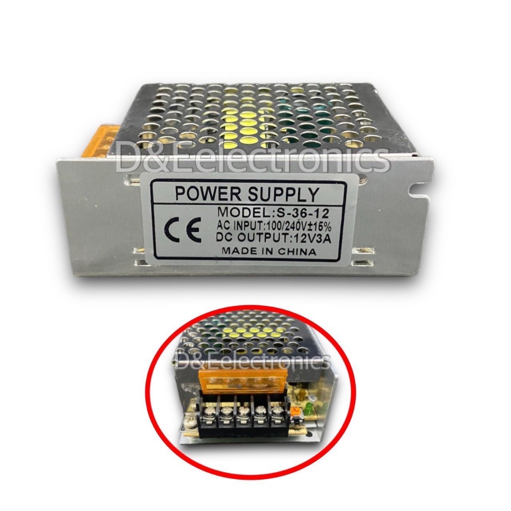 สวิตชิ่ง หม้อแปลงไฟฟ้า Switching Power Supply สวิตชิ่งเพาเวอร์ซัพพลาย Output 5Vdc, 12Vdc, 24Vdc ...