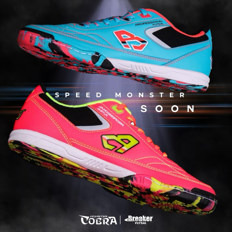 BREAKER FUTSAL รองเท้าฟุตซอล รุ่น Cobra Monster BC015 | Shopee Thailand