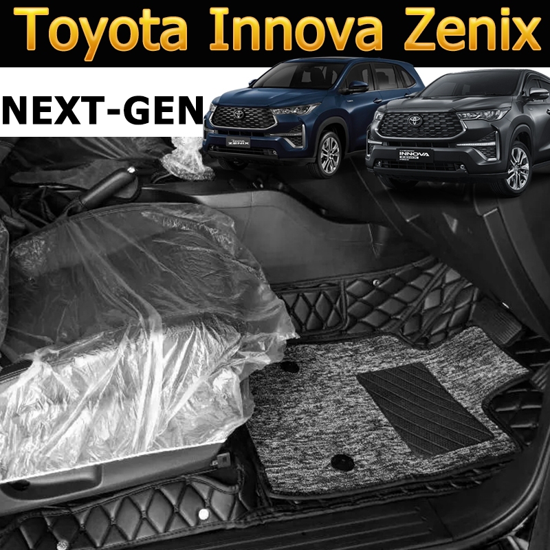 พรมปูพื้นรถยนต์ 7D NEXT-GEN TOYOTA INNOVA ZENIX ปี2023-ปัจจุบัน พรมปู ...
