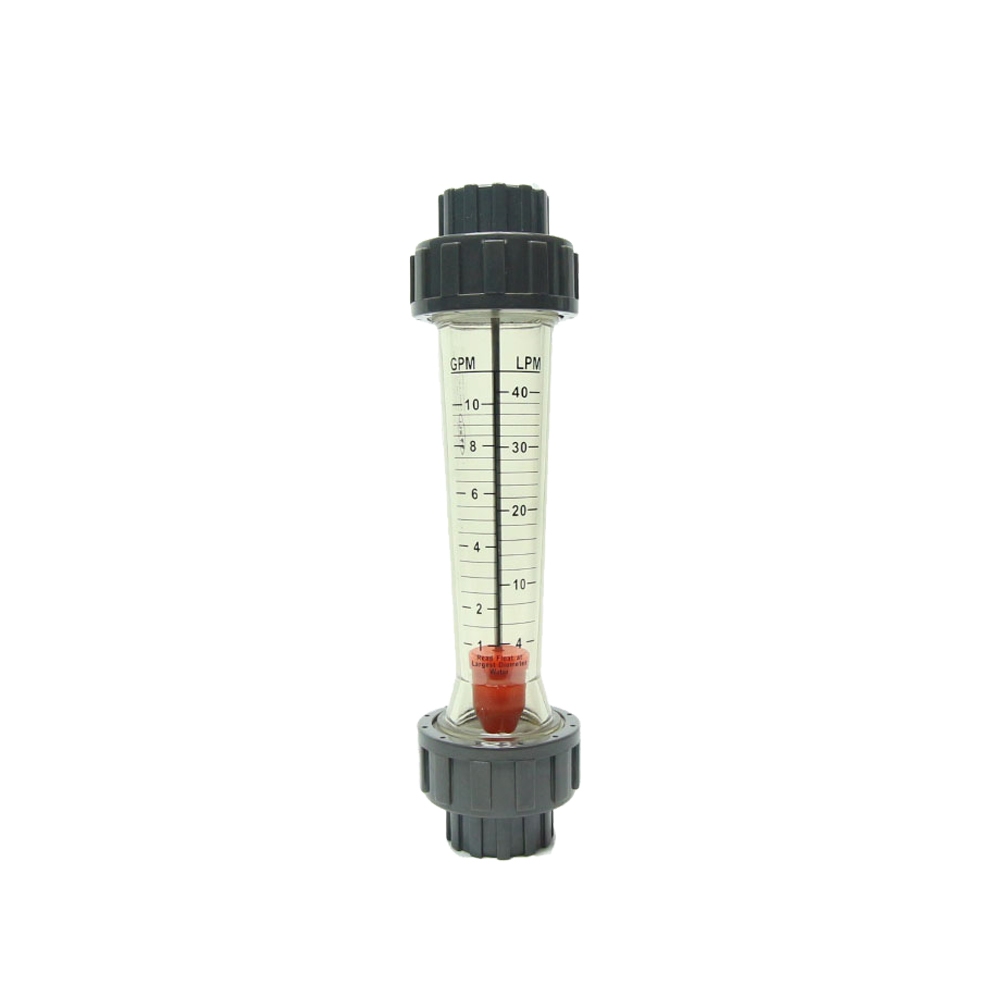 Z-5025 Flow meter Rotameter 3/4 นิ้ว วัดน้ำ ของเหลว ทนกัดกร่อน หน่วย ...