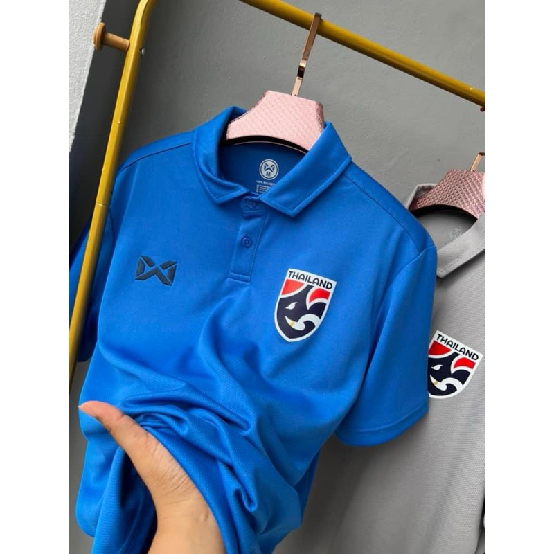 เสื้อโปโลwarrix รุ่นPinพร้อมโลโก้ทีมชาติแบบสี | Shopee Thailand