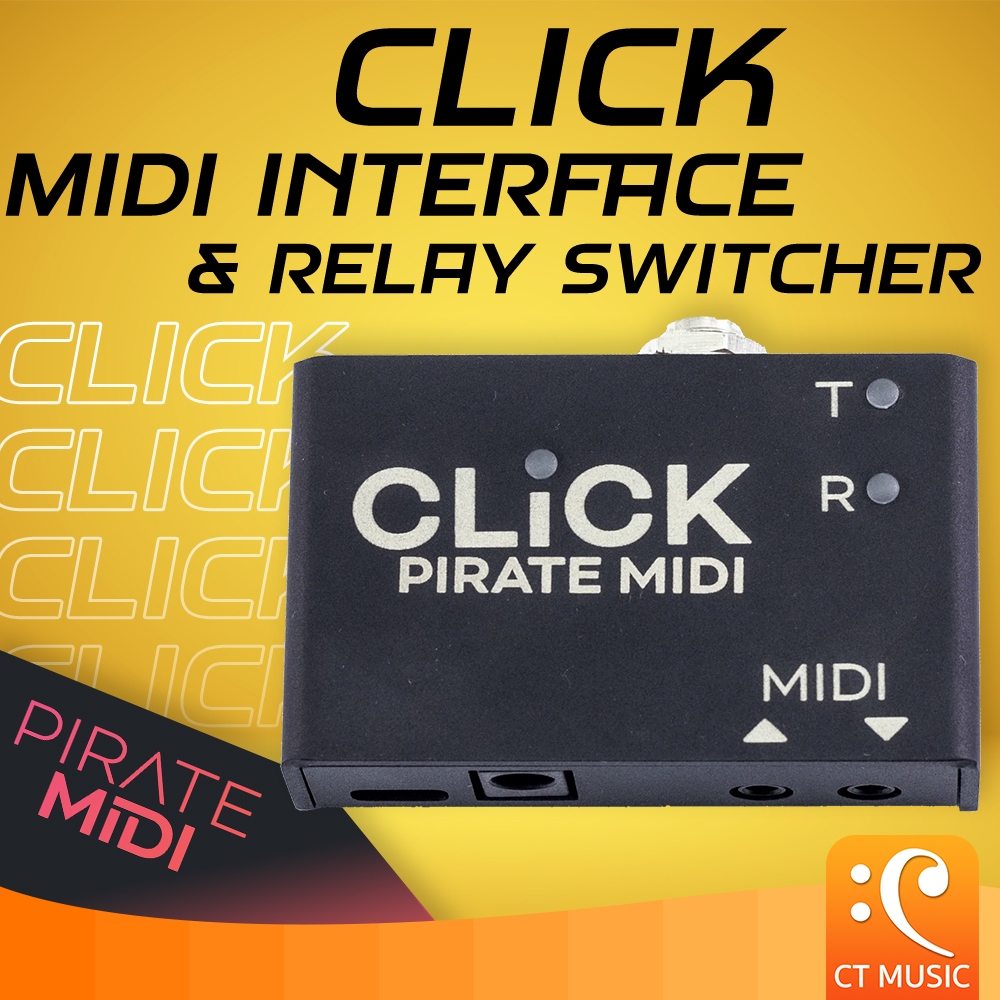 Pirate Midi Click Midi Interface & Relay Switcher มีดี้ อินเตอร์เฟส ...
