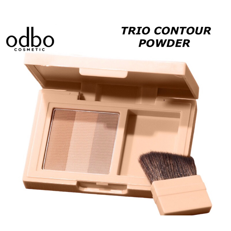 ODBO โอดีบีโอ ทรีโอ้ คอนทัวร์ พาวเดอร์ พาเลท Trio contour powder ...