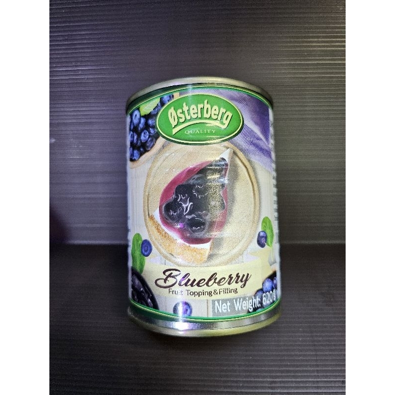 osterberg บลูเบอรี่สตอเบอรี่ท็อปปิ้งแอนฟิลลิ่งสำหรับทำไส้ขนมและแต่งหน้าขนม 620 กรัม อร่อย ...