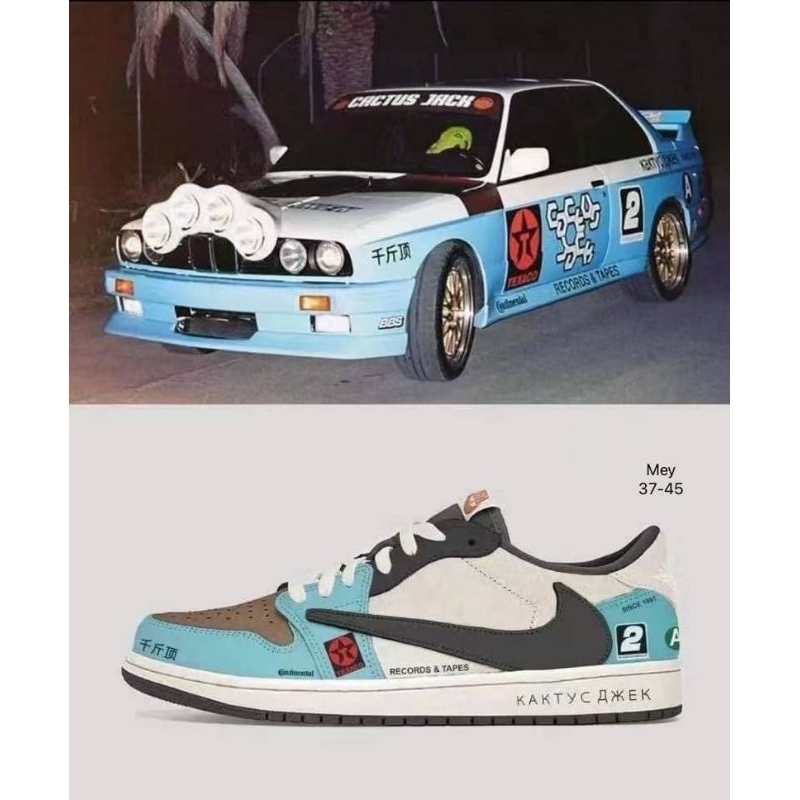 Nike air Jordan 1 low Travis Scott x jack boy E30 | Shopee Thailand