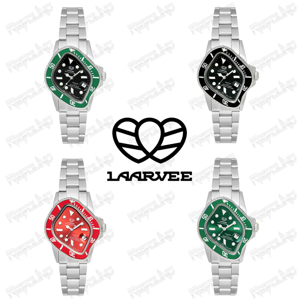 (พร้อมส่ง) นาฬิกา LAARVEE Watch PEA001 Color Black,Green and Red สีดำ ...