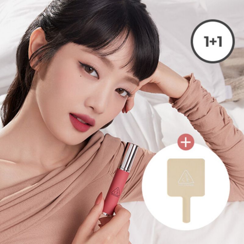 3CE HAZY LIP CLAY ซื้อ2ชิ้นแถมกระจก COMMON HIPAMINE CHERRY FLUFF TYPE ...