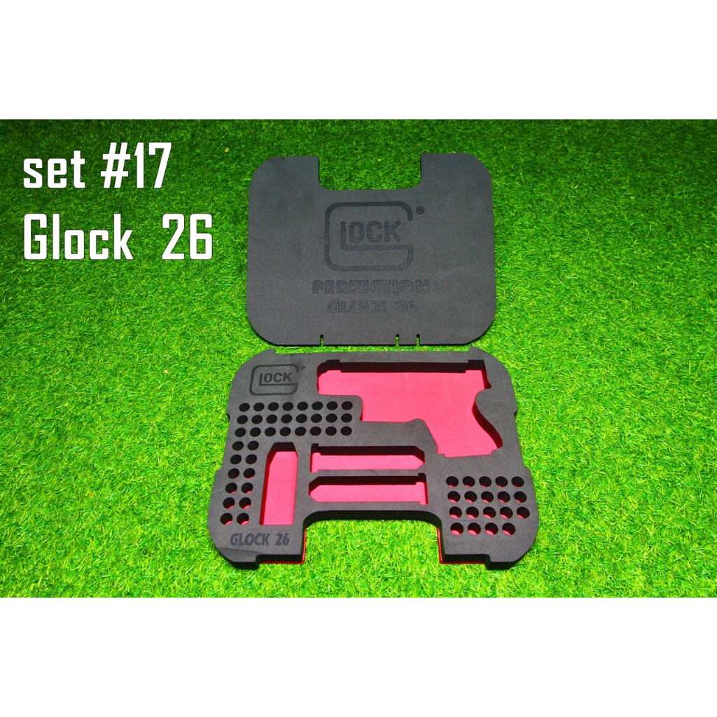 GLOCK 19 GLOCK 26 และ SIG SAUER P365 โฟม EVA ตัดเข้ารูปกล่องเดิม ...