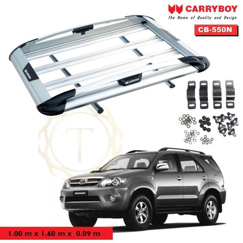 แร็คหลังคา แครี่บอย carryboy CB-550N ทุกขนาด *สิ้นค้ามาพร้อมคานขวาง*และ ...