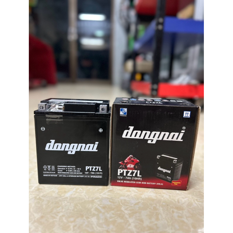 แบตเตอรี่ Pinaca Dongnai ดองไนรุ่นPTZ7L(12V-7Ah)แบบแห้ง_สเป็กเดิมจาก ...