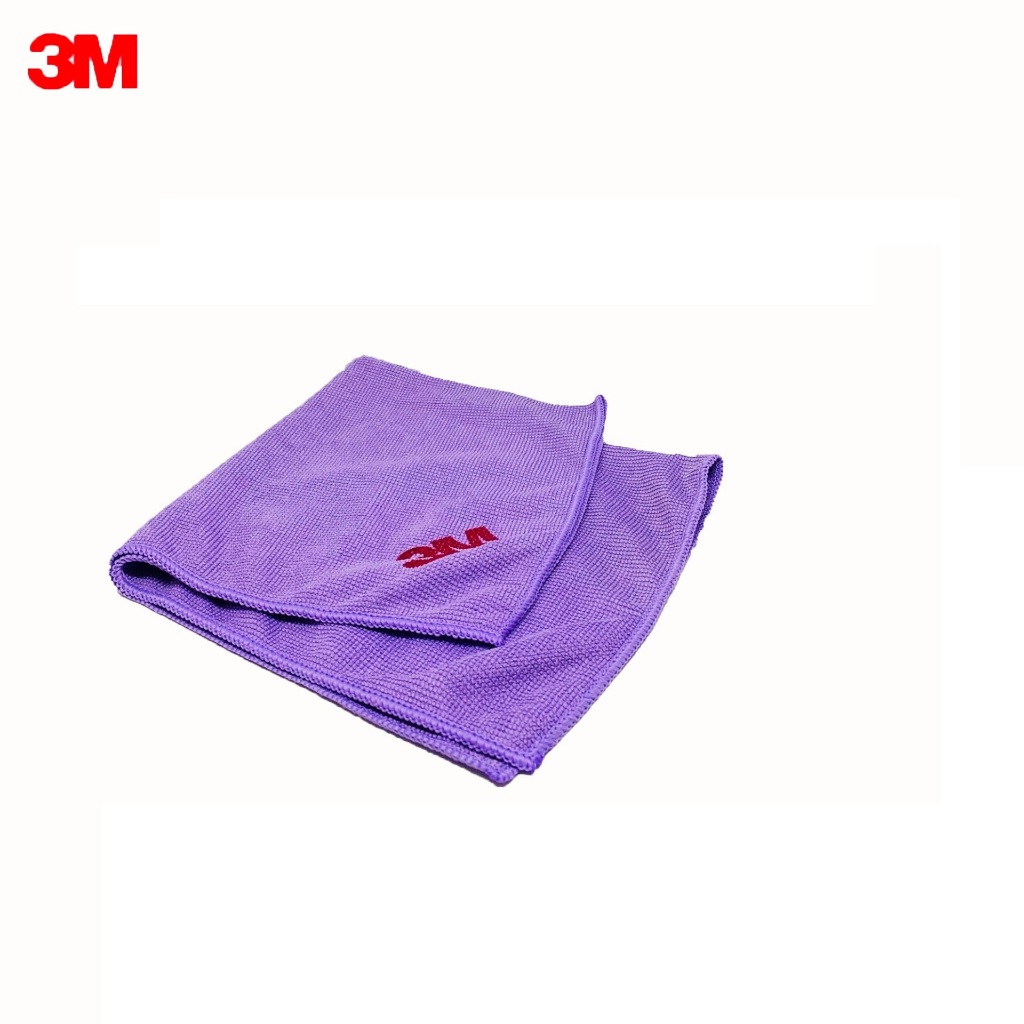 3M Microfiber (1ผืน) รุ่น ขนสั้น ผ้าไมโครไฟเบอร์ 36 x 36 ซม. แบบบาง ...