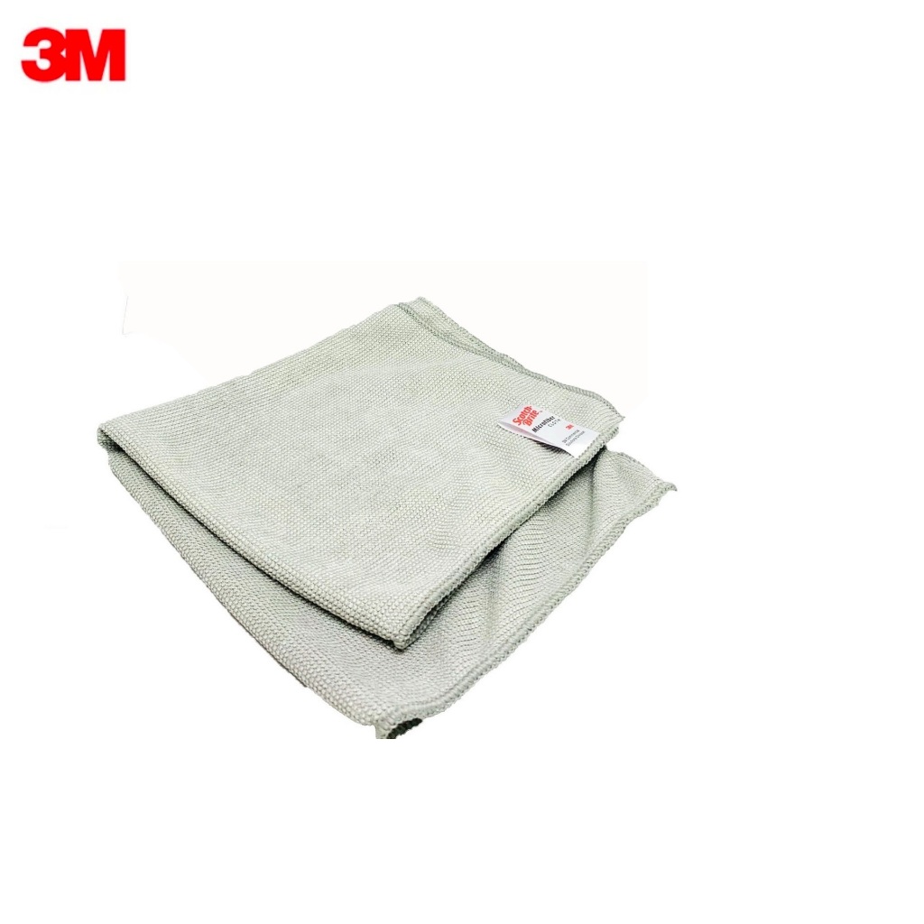 3M Microfiber (1ผืน) รุ่น ขนสั้น ผ้าไมโครไฟเบอร์ 36 x 36 ซม. แบบบาง ...