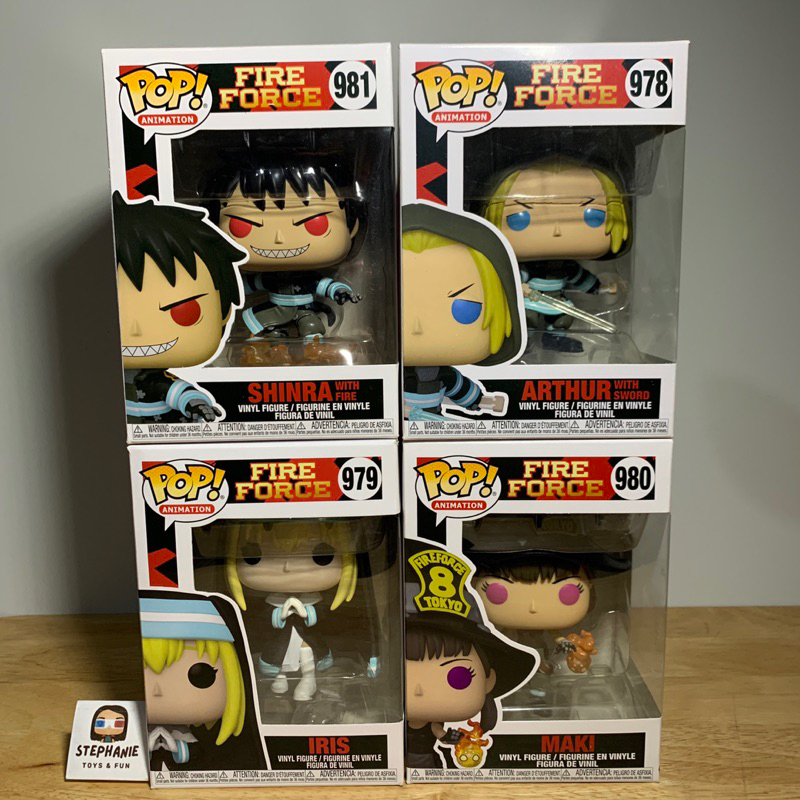 [ยกเซ็ต] Funko POP! Animation : Fire Force - Shinra with fire, Arthur ...