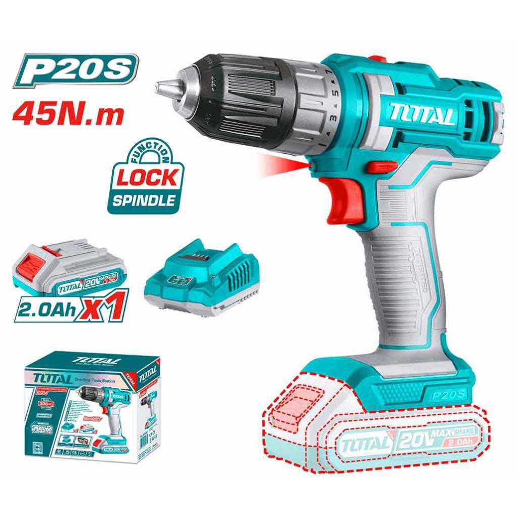 TOTAL สว่านไร้สาย รุ่น TDLI200518 | Shopee Thailand