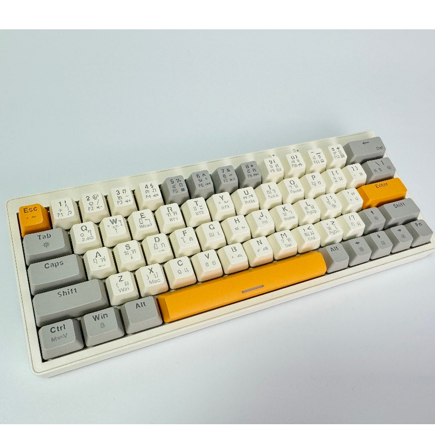 Zifriend ZA63pro Mechanical Keyboard 63ปุ่ม คีย์บอร์ดเกมมิ่ง คีย์บอร์ด ...