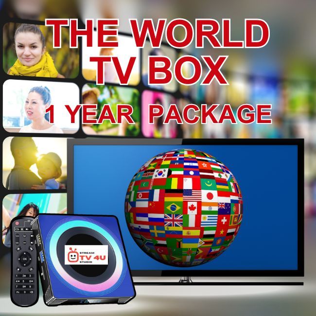 The World TV box + 1 Year IPTV package, TV online through our awesome ...