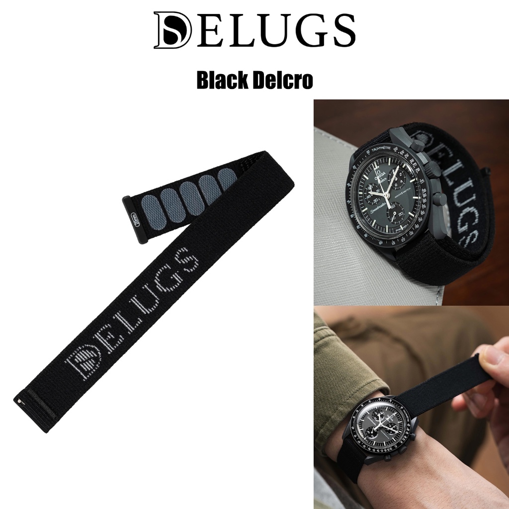 สายนาฬิกาแบบผ้า รุ่น Delugs Delcro | Shopee Thailand