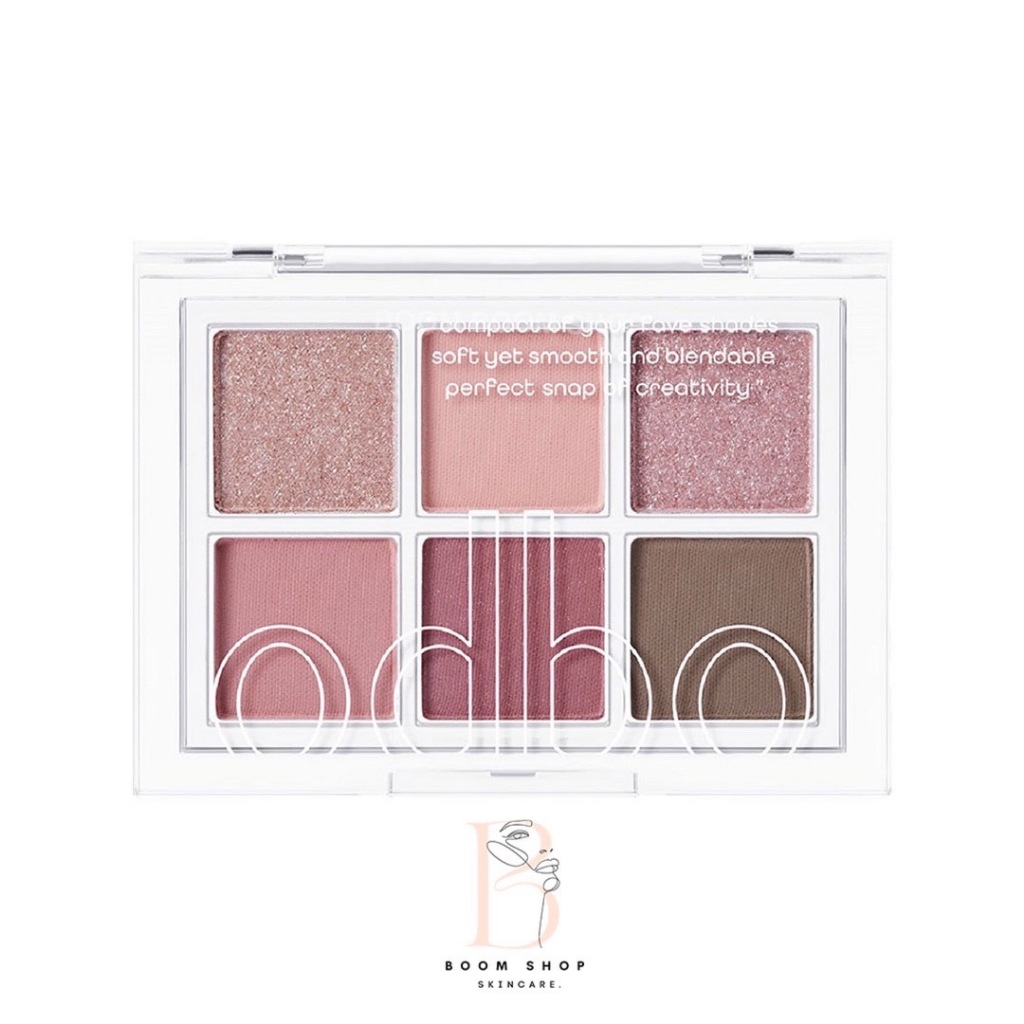 (OD276) Odbo Signature Eyeshadow Palette โอดีบีโอ ซิกเนเจอร์ อายแชโดว์ พาเลท (4.8g.xตลับ ...