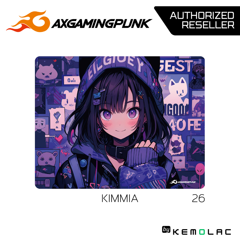 AXgamingPUNK แผ่นรองเมาส์เกมมิ่ง Uncoated เปลี่ยนสินค้าหากสภาพไม่ ...