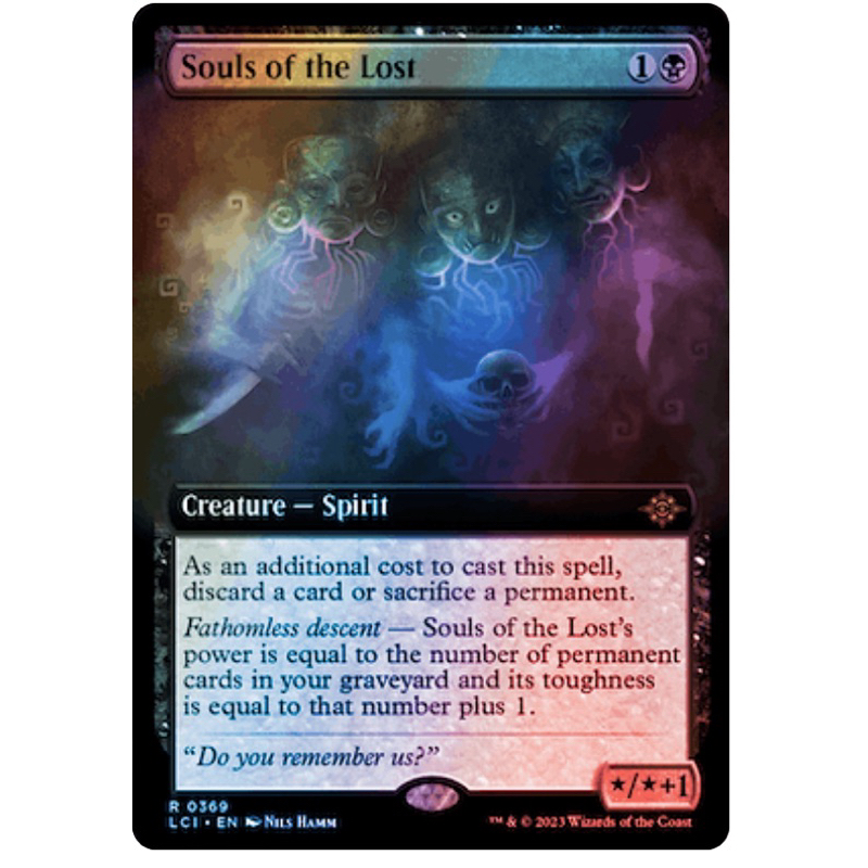 The Lost Caverns of Ixalan Variants Foil: Souls of the Lost (0369 ...