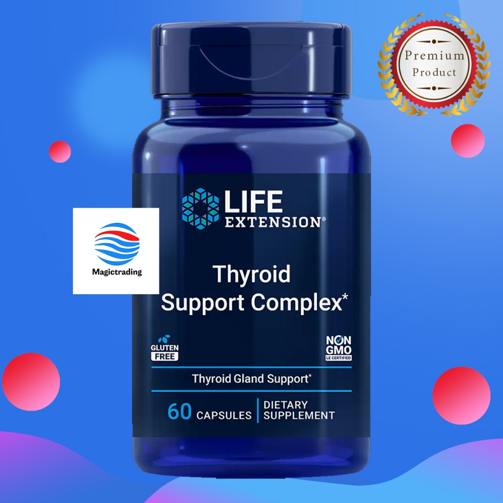 LIFE EXTENSION Triple Action Thyroid / 60 Capsules | Shopee Thailand
