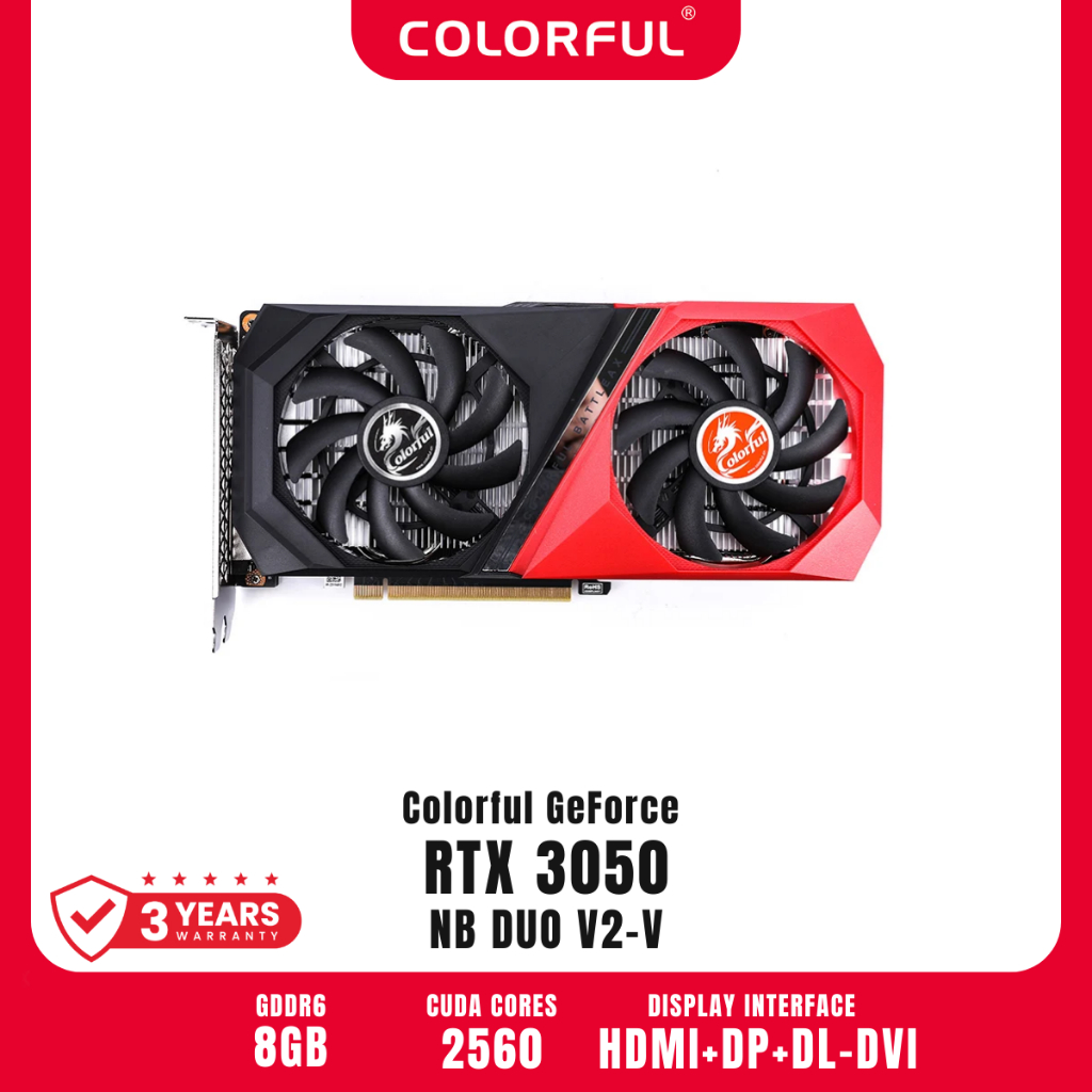 COLORFUL GPU iGame RTX 3050 NB DUO / 4060 NB DUO /4060 Ultra W OC ...