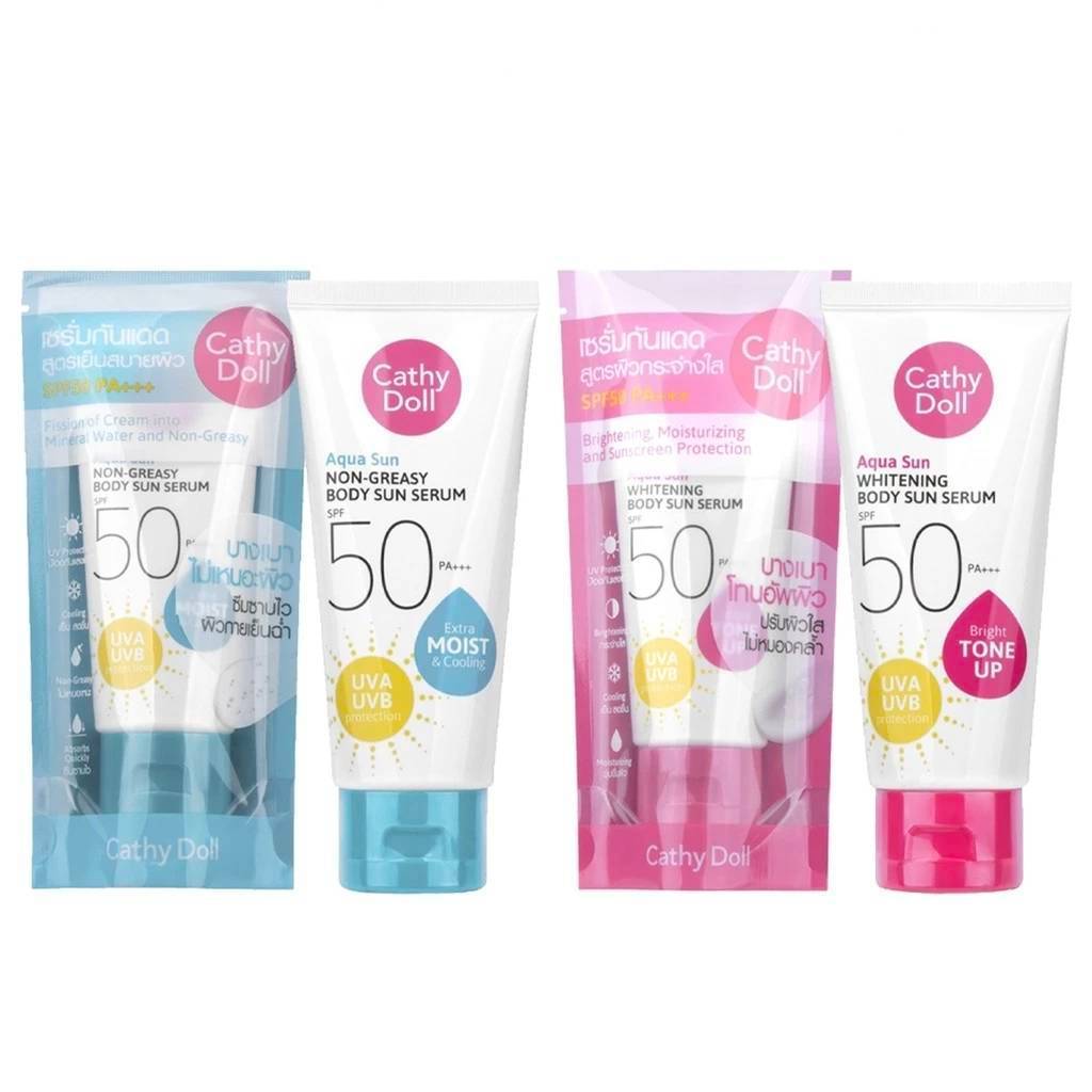 B-6-2-1 Cathy Doll Body Sun Serum Aqua Sun Sunscreen เคธี่ดอล กันแดด ...